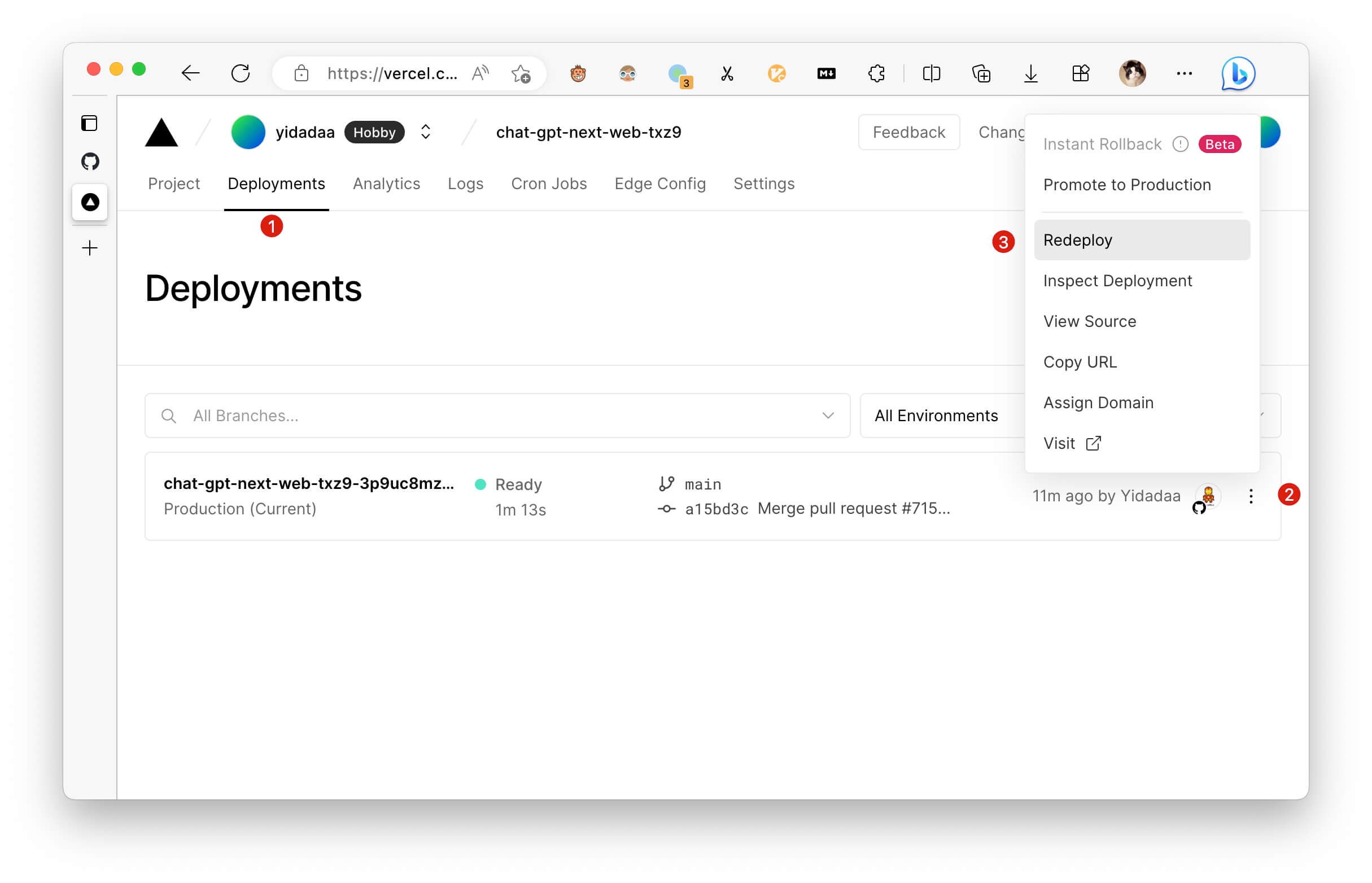 Vercel 的使用说明 | Zarin-GPT